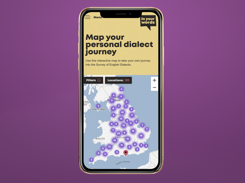 Dialect and Heritage map | Ammba Digtal | Birmingham